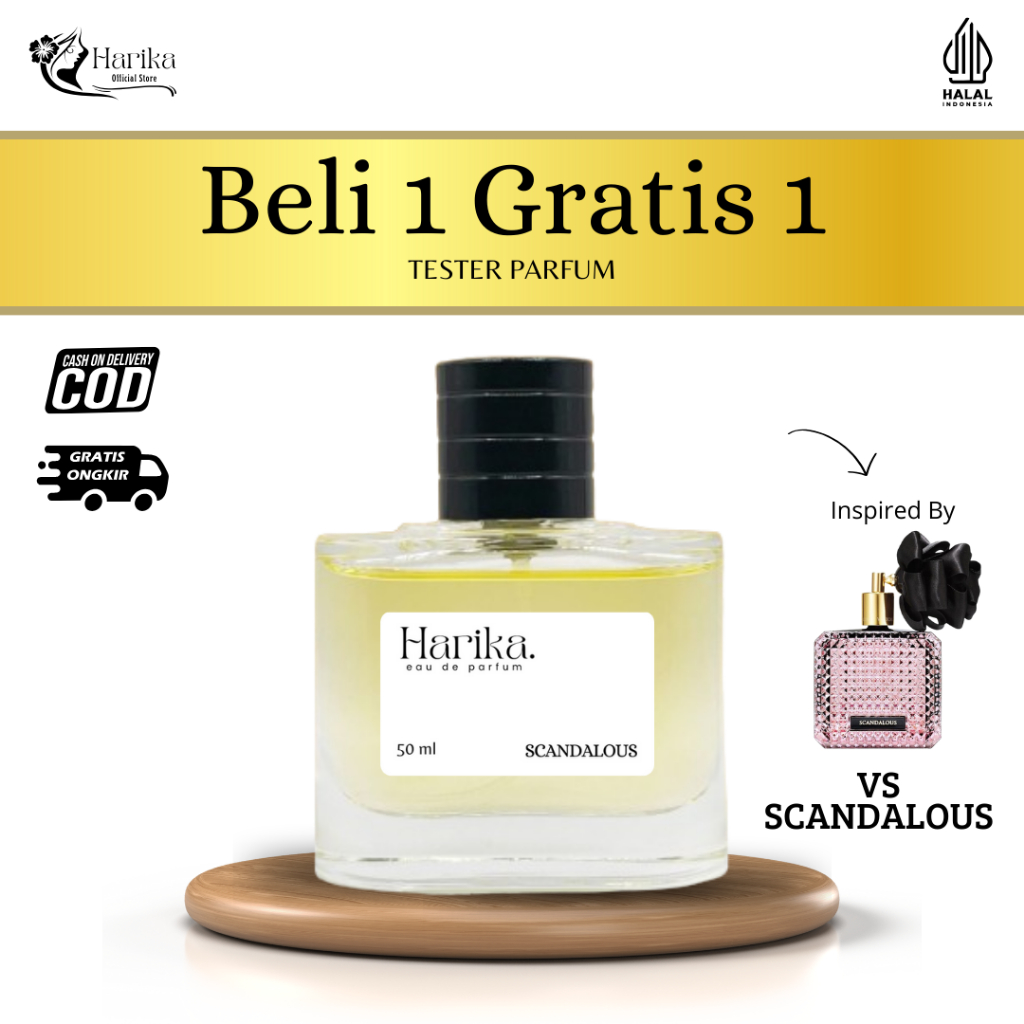 Jual Parfum Cewek Viral Tahan Lama SCANDALOUS Aroma Lembut Elegan Sweet ...