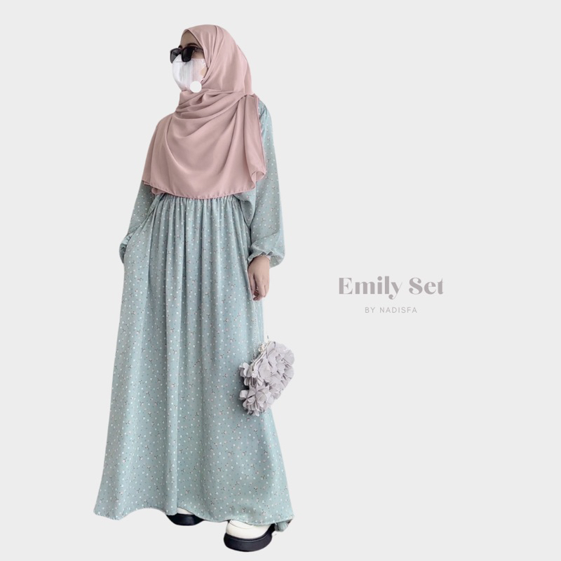 Jual NADISFA - Emily One Set Motif | Shopee Indonesia