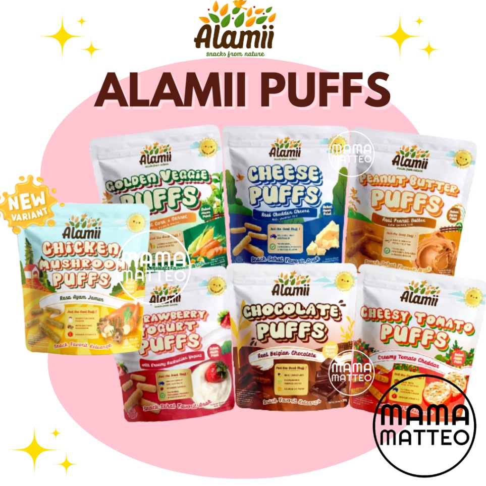 Jual Garansi Order ALAMII PUFFS Snack Bayi Anak Baby Food Snack Kids ...