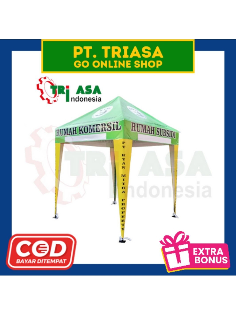 Jual Tenda Piramid 2x2 Rangka Single + Atap/Terpal | Shopee Indonesia