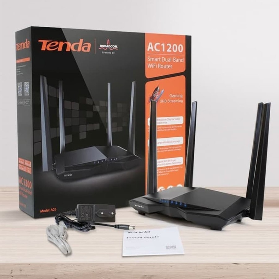 Jual Tenda Wifi Router AC6 (3 Port FE LAN+1 Port FE WAN) | Shopee Indonesia