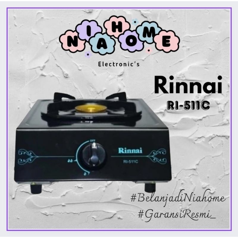 Jual Kompor Gas Rinnai 1 Tungku Rinnai RI511C RI 511C RI 511 C | Shopee ...