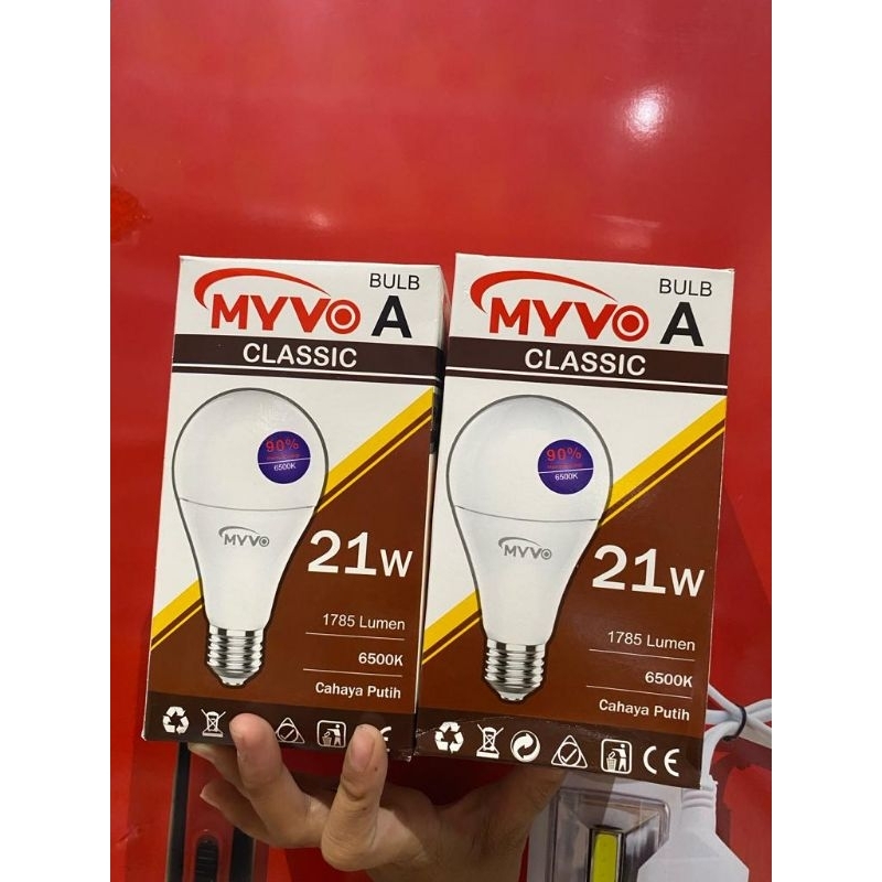 Jual LAMPU MYVO CLASSIC 21 WATT CAHAYA PUTIH TERANG | Shopee Indonesia