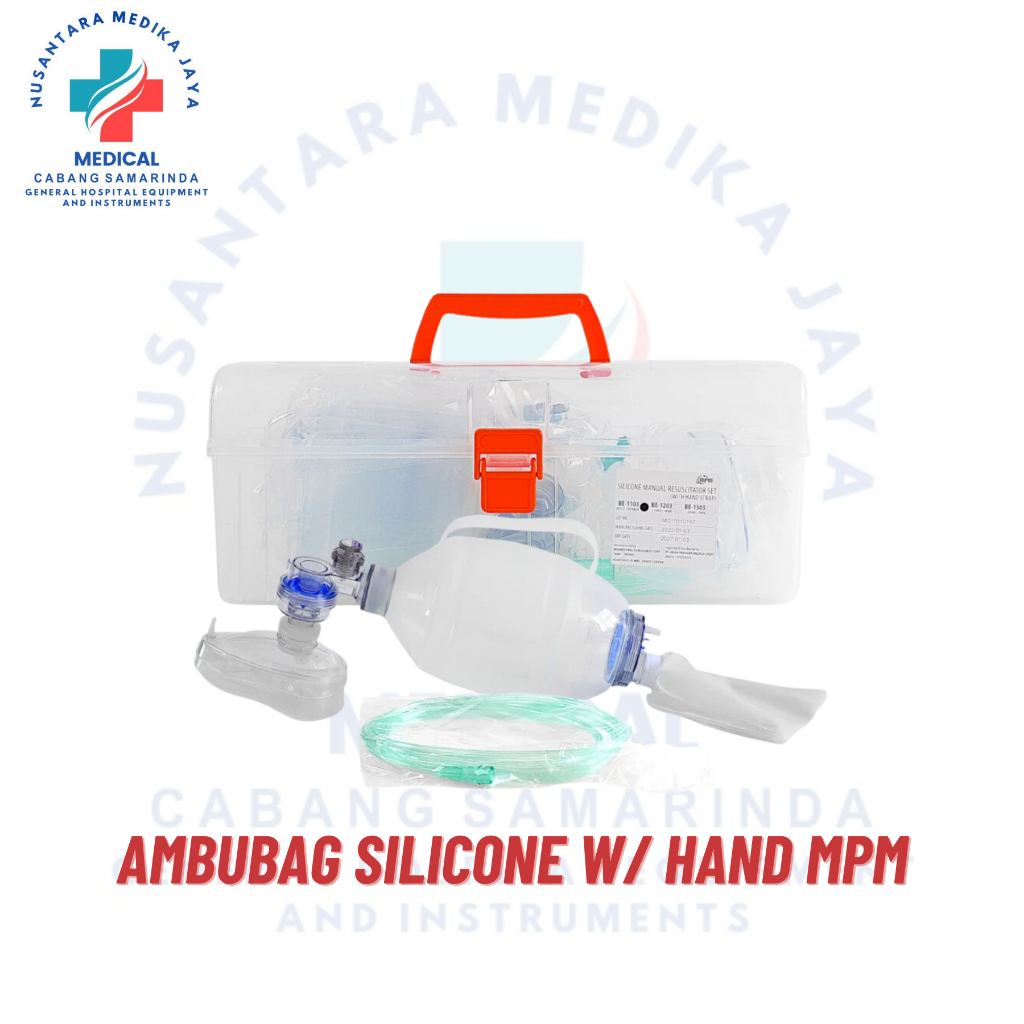 Jual Ambubag Silicone w/ Hand MPM Dewasa/Anak/Bayi | Resuscitator ...
