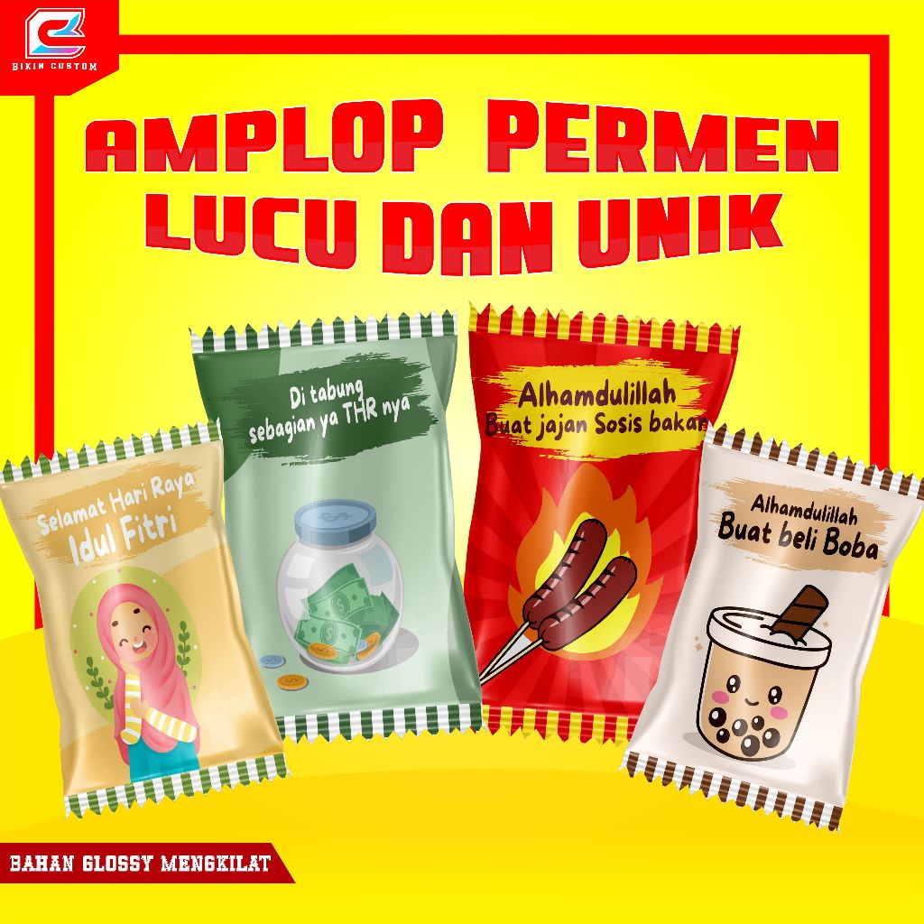 Jual AMPLOP PERMEN LUCU UNIK ISLAMI VIRAL 2024 ISI 5PCS | Shopee Indonesia