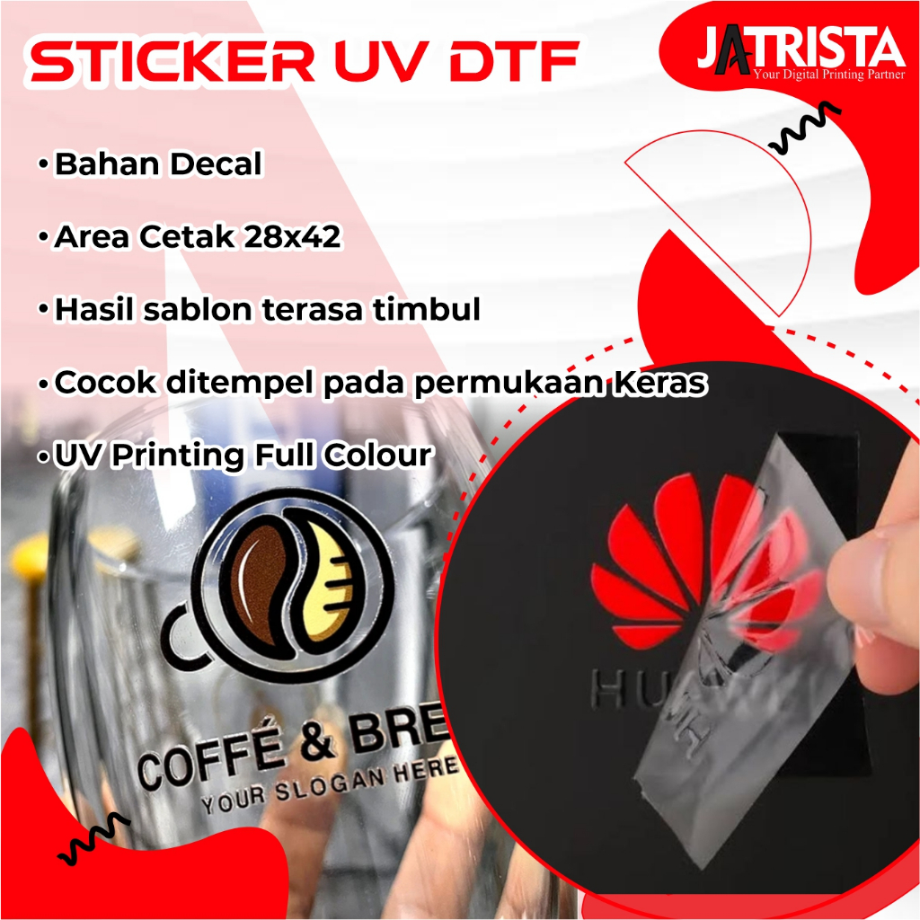Jual STIKER UV DTF DEKAL SABLON | Shopee Indonesia