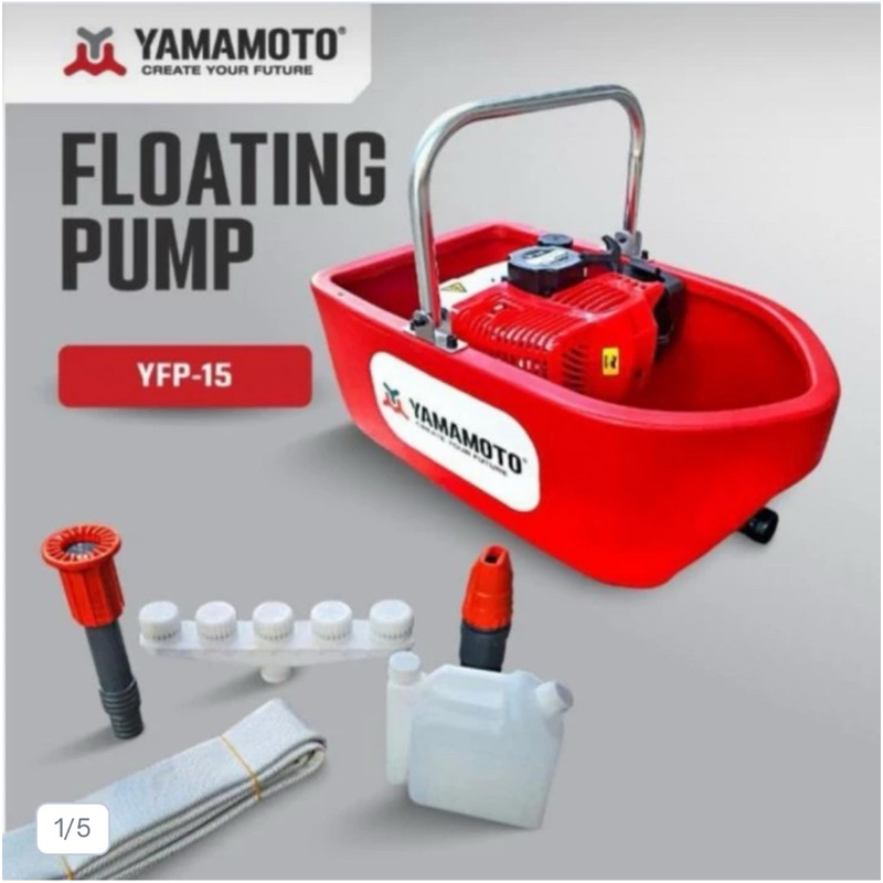 Jual FLOATING PUMP IRIGASI 2TAK YAMAMOTO YFP-15 MESIN POMPA AIR APUNG | Shopee Indonesia