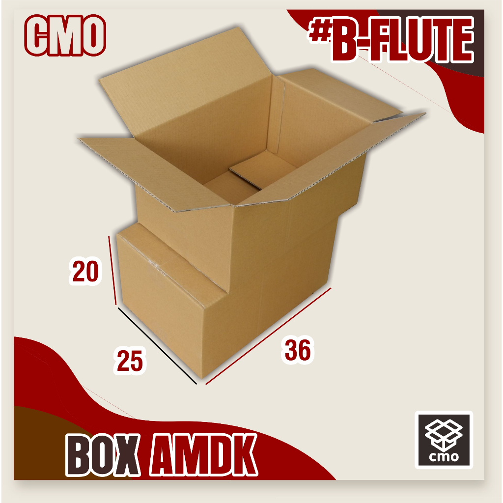 Jual Kardus box amdk coklat 220ml | 36x25x20 cm box air minum kemasan ...