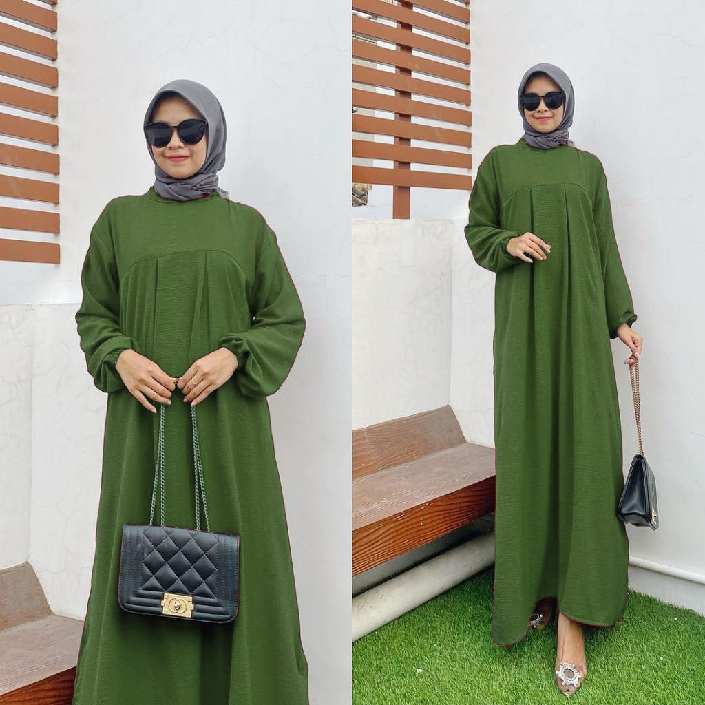 Jual Gamis Dress Wanita Terbaru 2024 Remaja Murah Lebaran / Gamis ...
