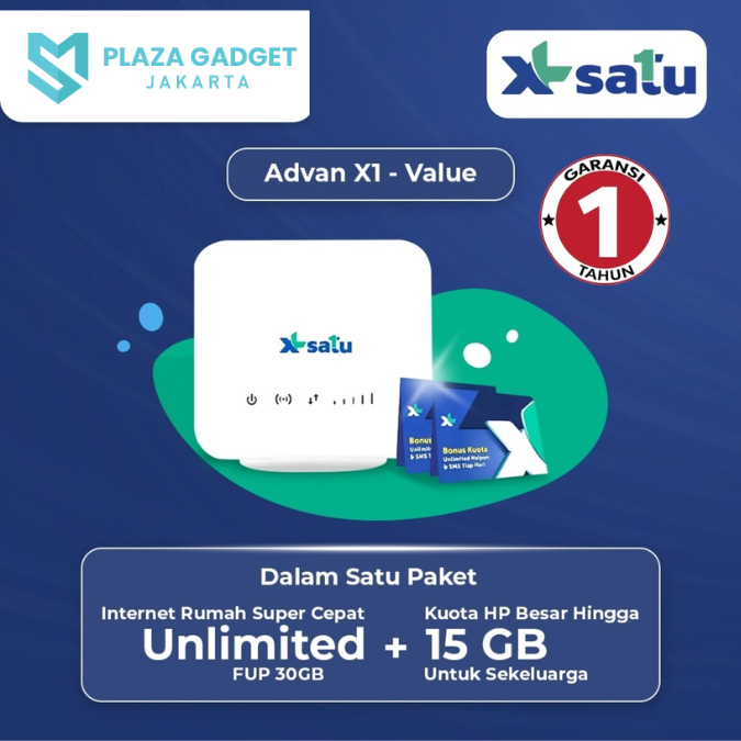Jual Modem Wifi 4G All Operator XL Satu Lite Advan X1 Free Kuota ...