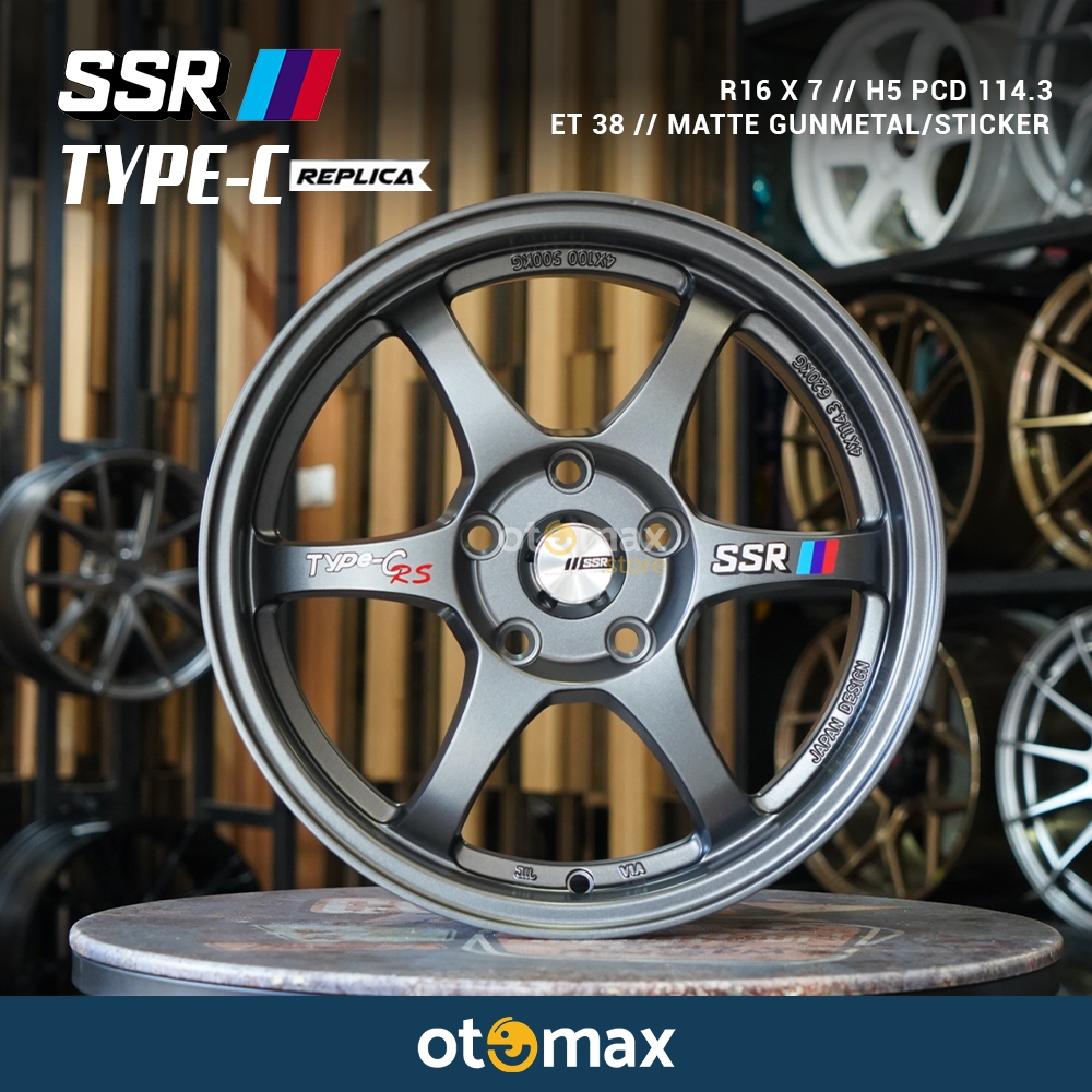 Jual Velg Mobil SSR Type C Ring 16 H5 Matte Gunmetal | Shopee Indonesia