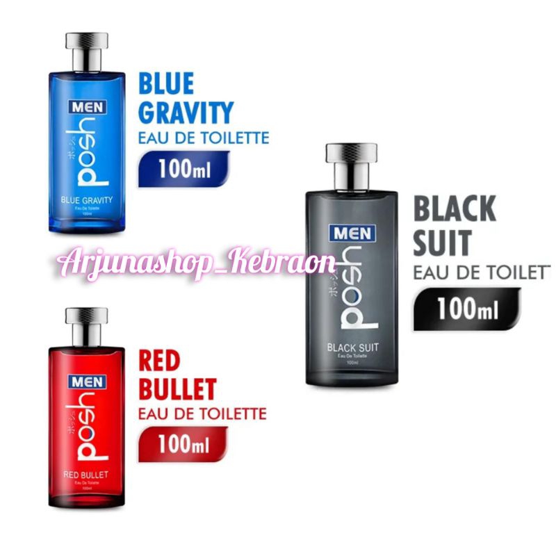 Jual POSH MEN EDT Eau De Toilette Parfum Pria 100ml | Shopee Indonesia