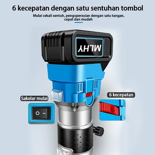 Jual MLHY Mesin Trimmer Brushless Power Routers Cordless Multifungsi ...