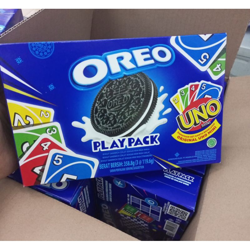 Jual Oreo Play Pack x Set Kartu Uno mini original eksklusif | Shopee ...