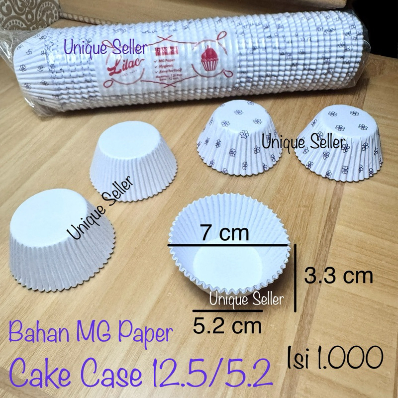 Jual [Isi1000] Kertas Bolu Kukus 12.5 MOTIF LILAC Alas 5.2 cm / Cupcake ...