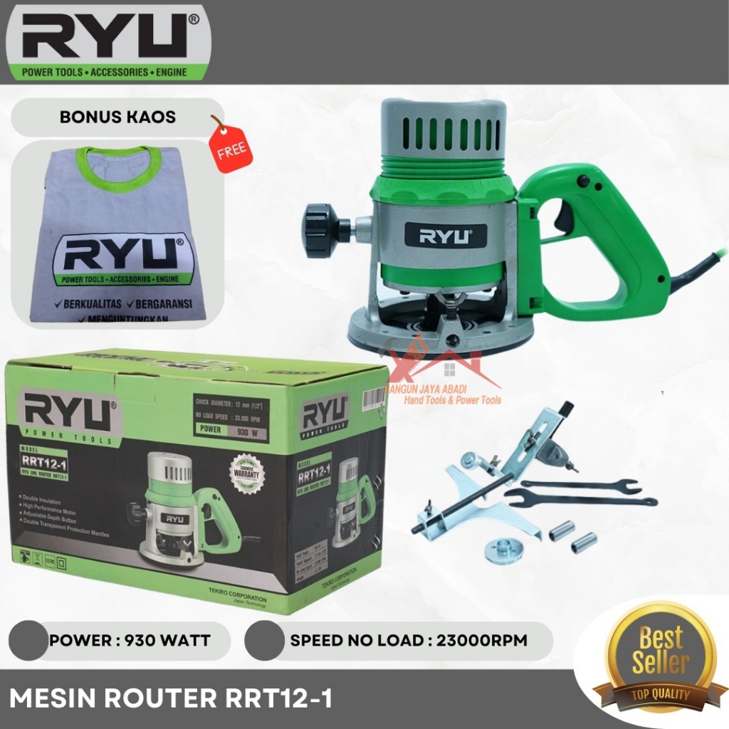 Jual RYU ROUTER RRT12-1 - MESIN PROFIL TRIMER KAYU BESAR MURAH BJA ...