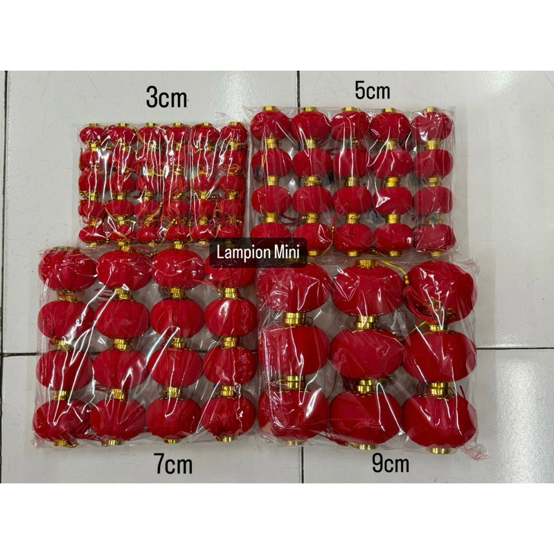 Jual 1 pak Lampion Mini Imlek | ornamen imlek | Lampion china | Lampion ...