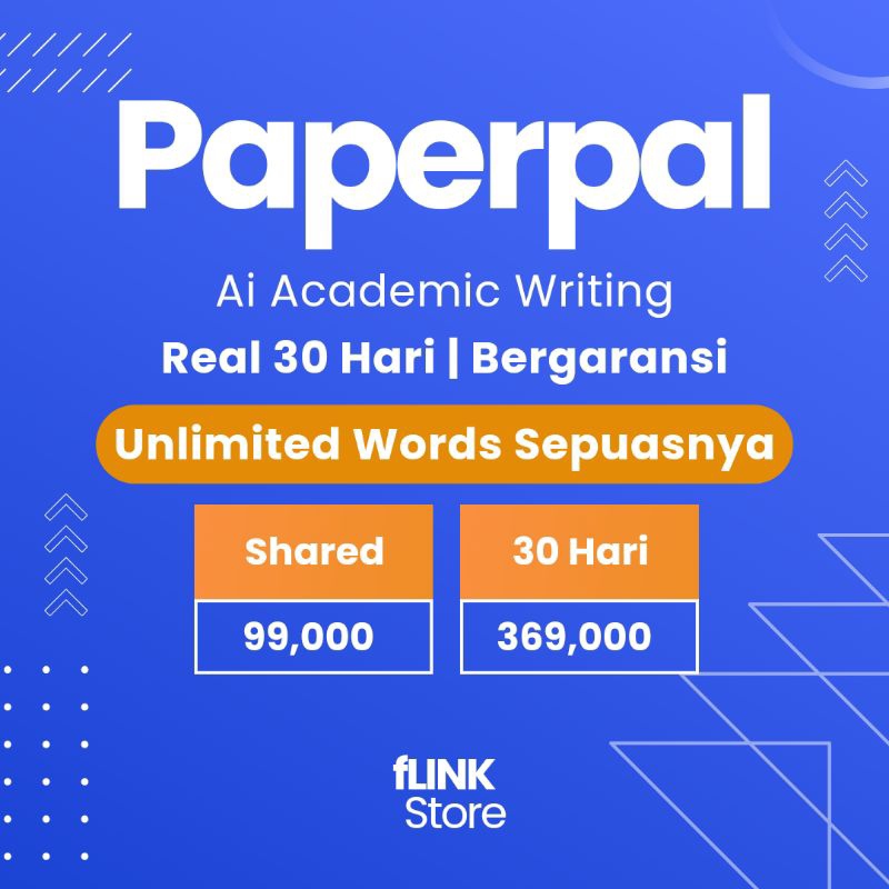 Jual PAPERPAL AI ACADEMIC WRITING PRO PREMIUM 30 HARI | Shopee Indonesia