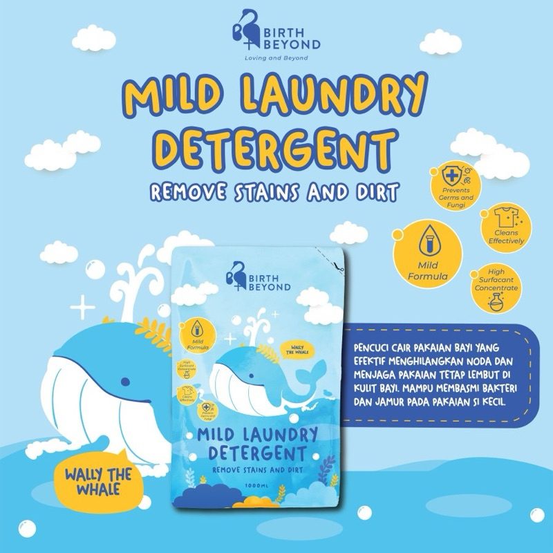 Jual BIRTH BEYOND Mild Laundry Detergent Baby 1000Ml | Shopee Indonesia