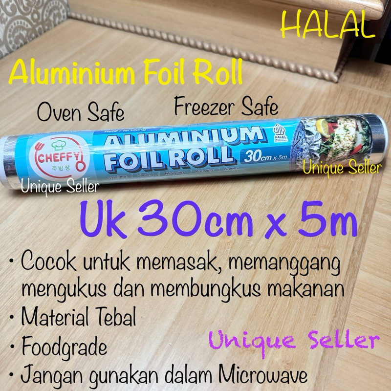 Jual Aluminium Foil Roll Cheffy 30cm x 5m / Chefy Alufoil Rol 30cmx5m ...