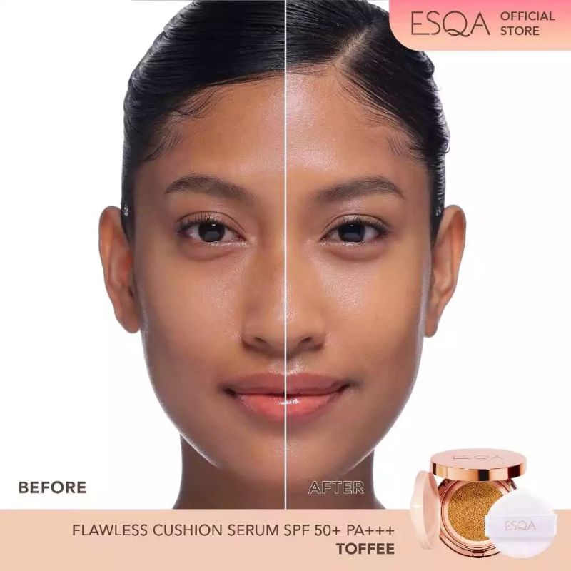Jual ESQA Flawless Cushion Serum SPF 50+ PA+++ 15gr | Shopee Indonesia
