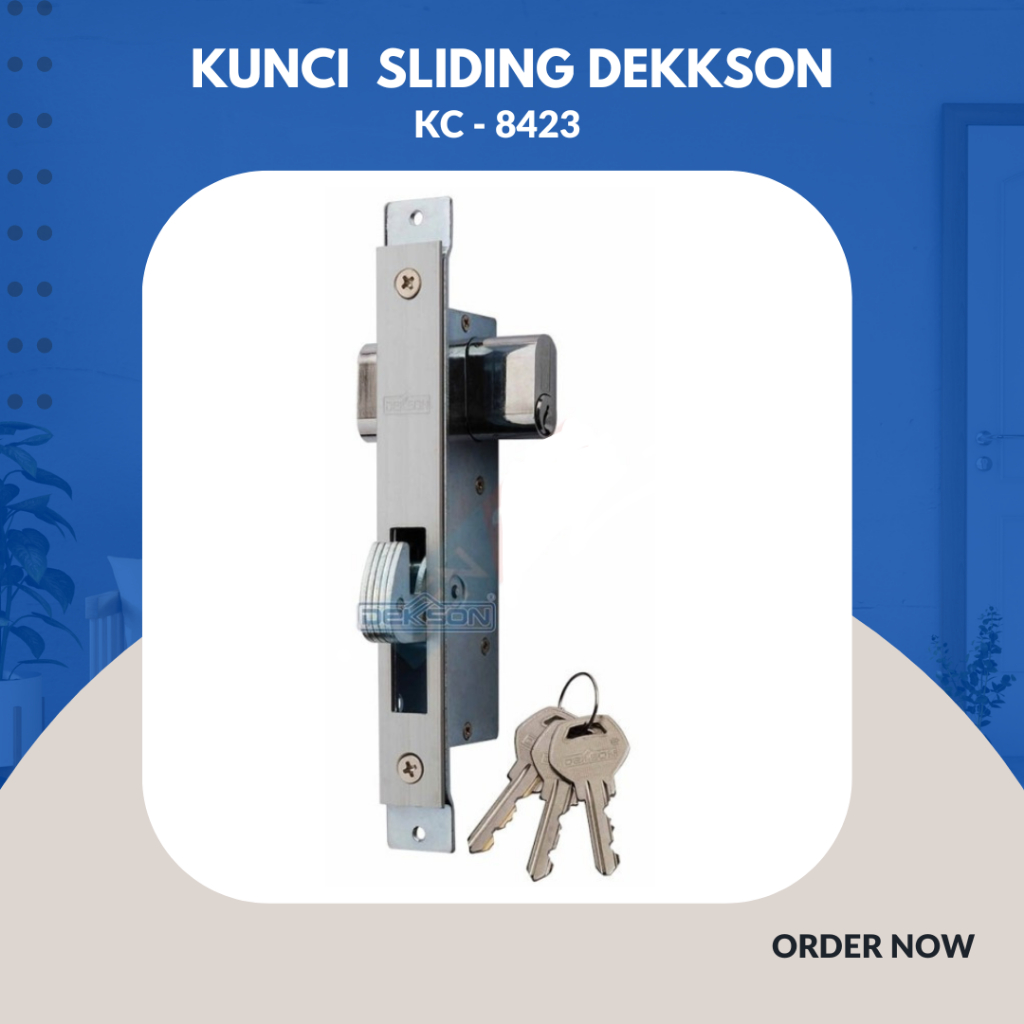 Jual Kunci Pintu Sliding Aluminium Dekkson KC 8423 | Shopee Indonesia