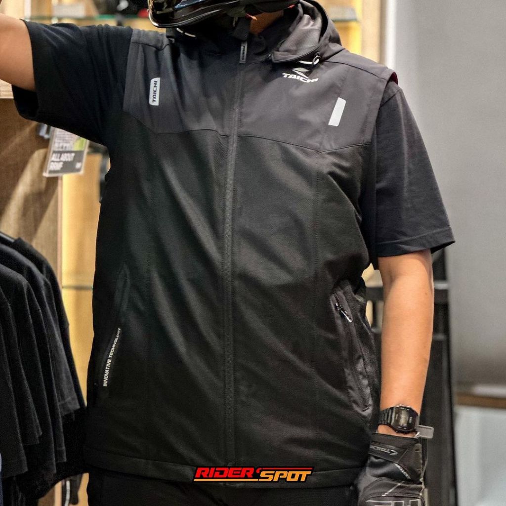 Jual Jaket Motor TAICHI VEST RSJ-337 Vest Black Jacket Original Touring ...