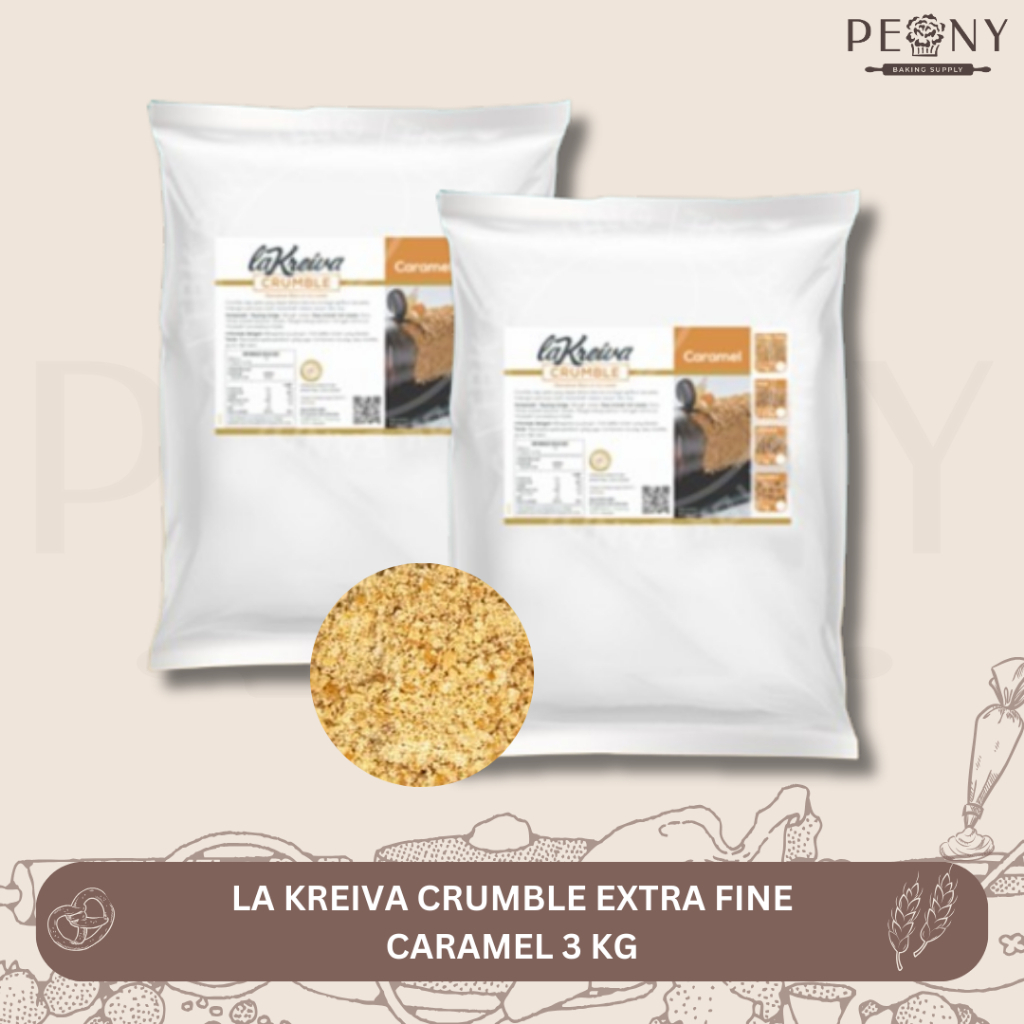 Jual LA KREIVA CRUMBLE EXTRA FINE CARAMEL KEMASAN 3 KG | Shopee Indonesia
