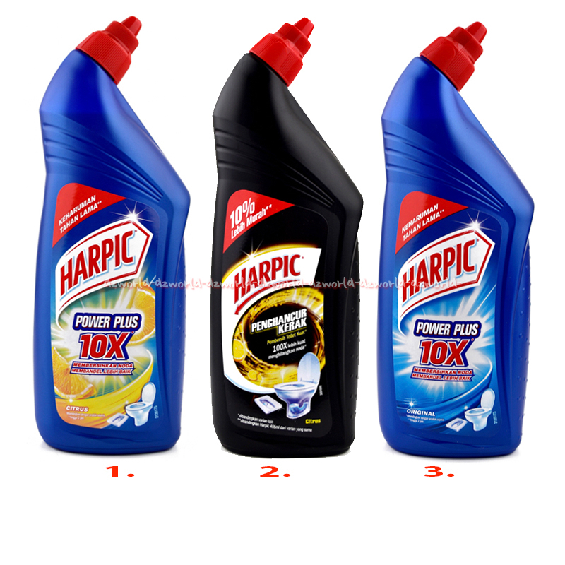 Jual Harpic 675ml Power Plus 10x Penghancur Kerak Wangi Citrus Original Harpik Pembersih Kloset ...