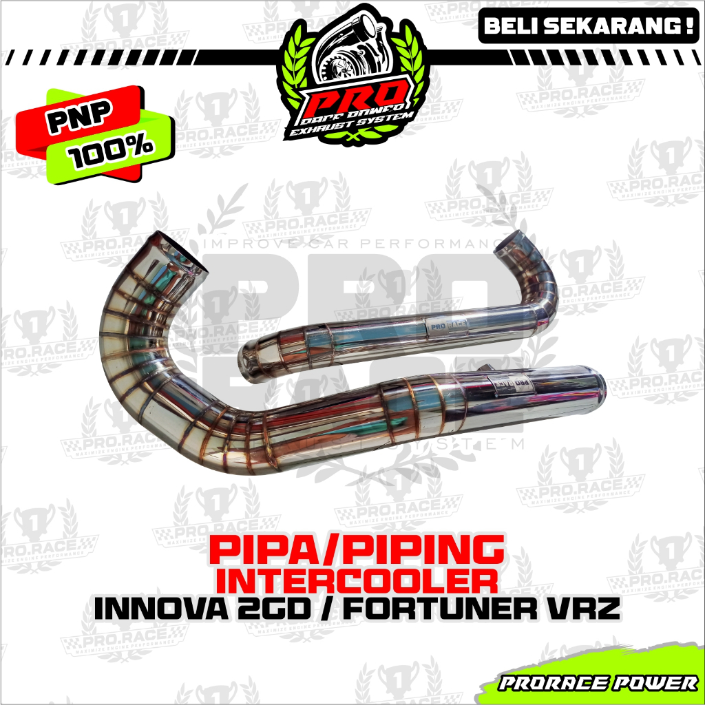 Jual PIPA INTERCOOLER INNOVA FORTUNER 2GD / VRZ PRORACE | Shopee Indonesia