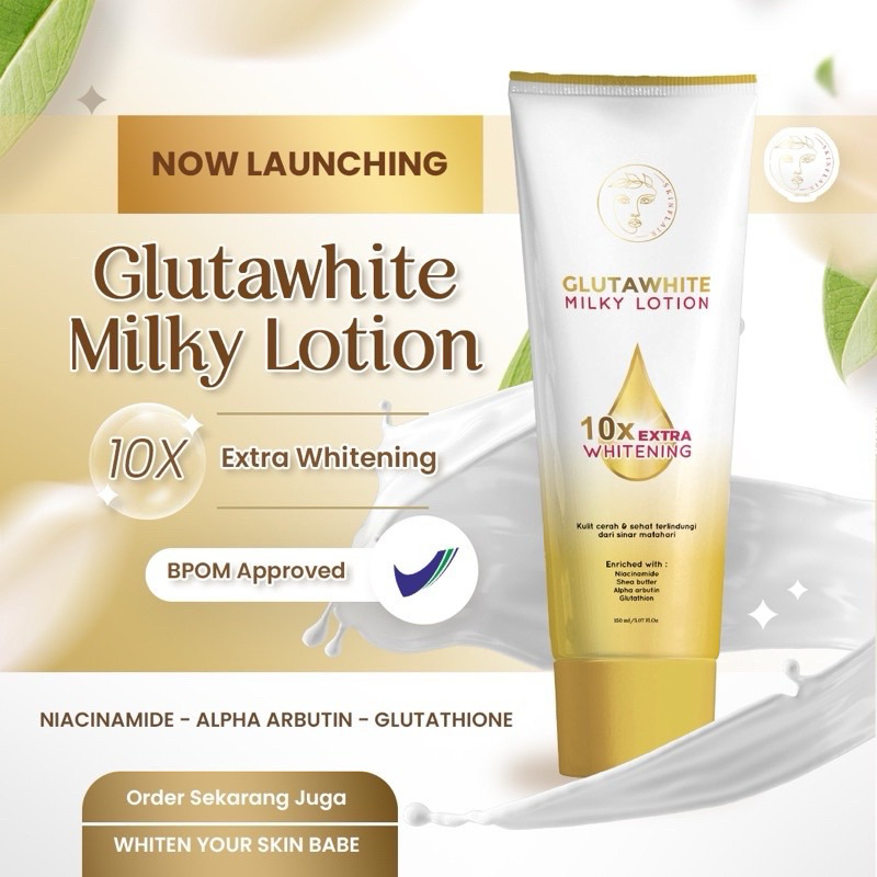 Jual [MIRACLE STORE] SKINFLAIR GLUTAWHITE MILKY LOTION 150ML MILK BODY LOTION LOTION SKINFLAIR ...