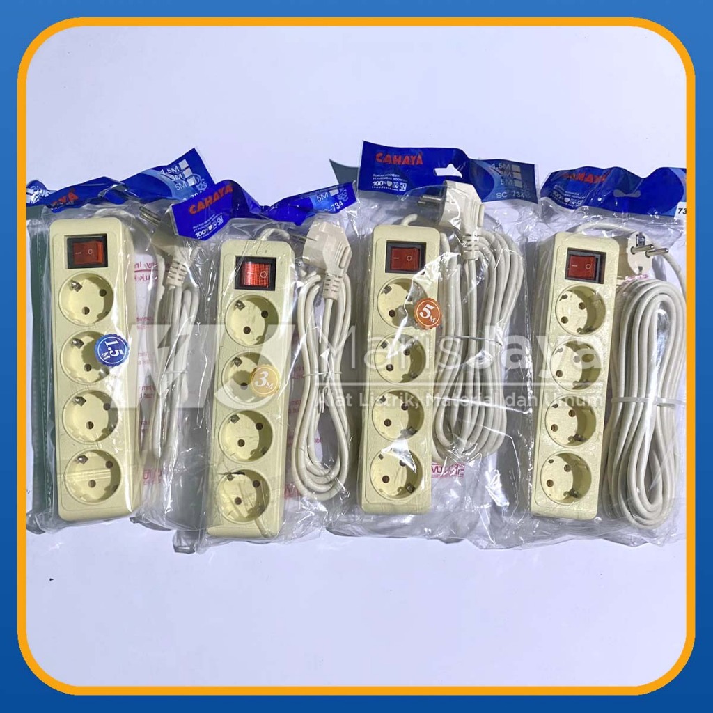 Jual Terminal/ Colokan Listrik Saklar/ Stop Kontak Saklar CAHAYA - 4 ...