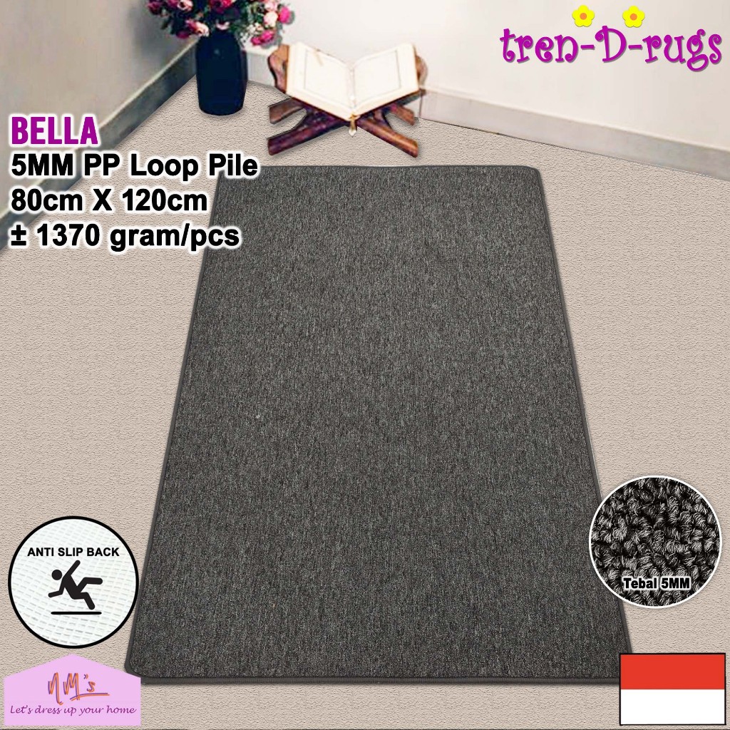 Jual Tren-D-rugs Sajadah polos karpet alas lantai kamar tidur minimalis ...
