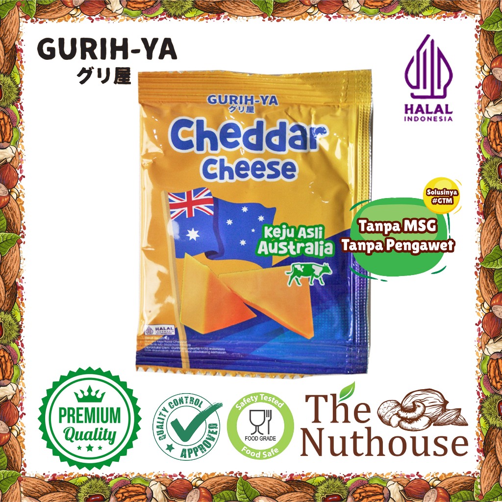 Jual GURIH YA Cheedar Cheese Powder Sachet / Bubuk Keju 5gr [HALAL ...