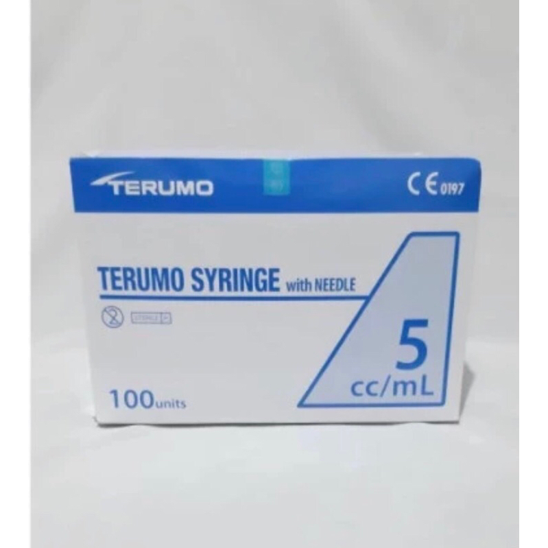 Jual Per box spuit 5cc terumo with needle / syringe disposible terumo 5ml isi 100 pcs | Shopee ...