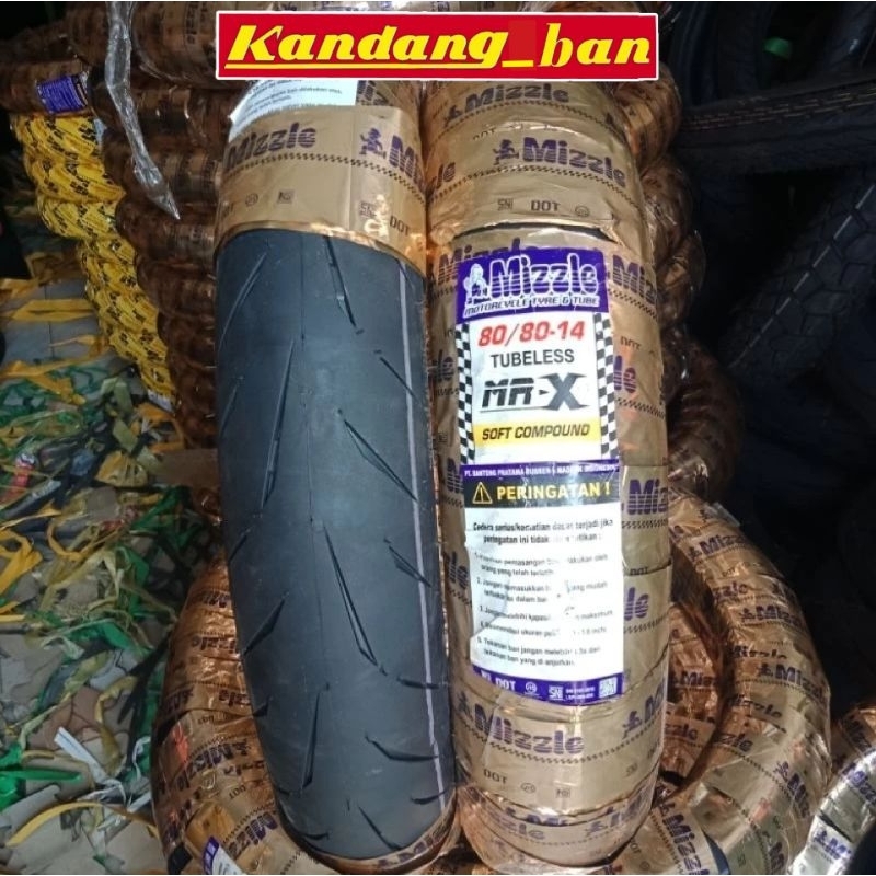 Jual BAN TUBLES RACING SOFT COMPOUND MIZZLE MR-X 80/80-14 BAN BARU,FREE ...