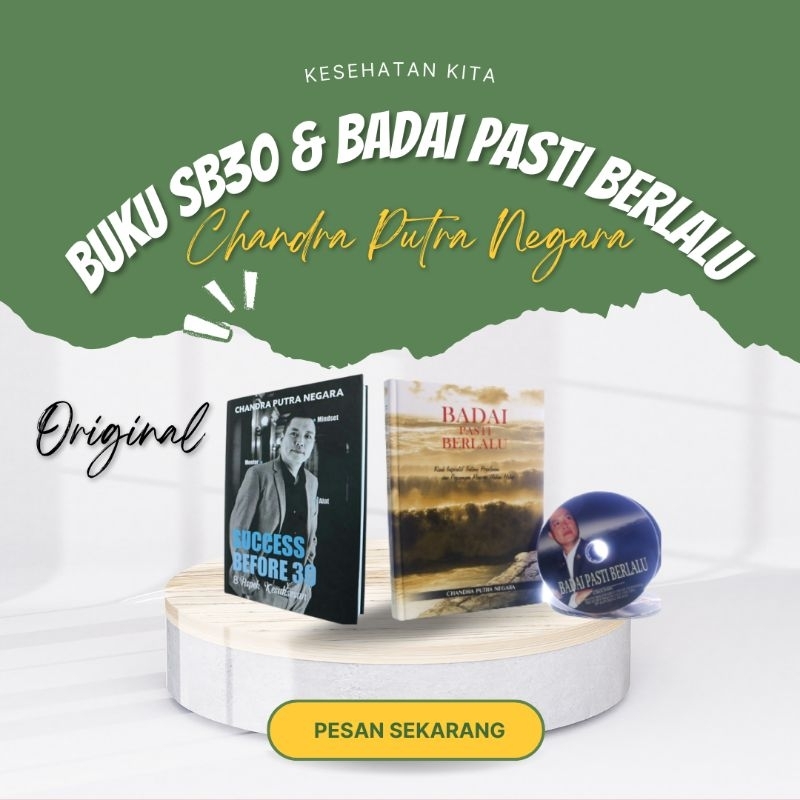 Jual Buku Chandra Putra Negara Sb30 Pengembangan Diri Success Before 30 ...