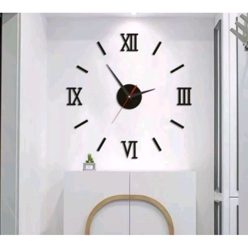 Jual Jam Dinding Tempel Angka ROMAWI Kemasan BOX | Shopee Indonesia