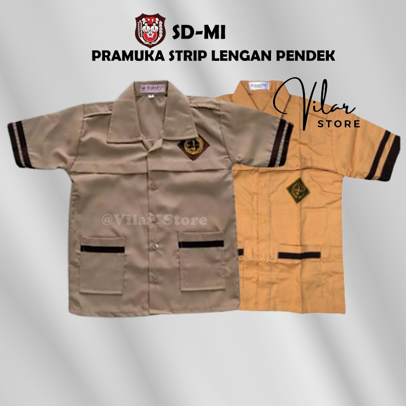 Jual Baju Pramuka Anak SD Laki Laki Perempuan Siaga Lengan Pendek ...