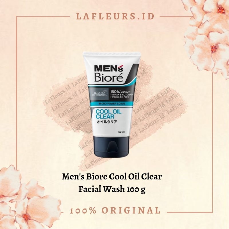 Jual Men’s Biore Cool Oil Clear Facial Wash 100g / Sabun Cuci Muka Pria Kulit Berminyak | Shopee ...