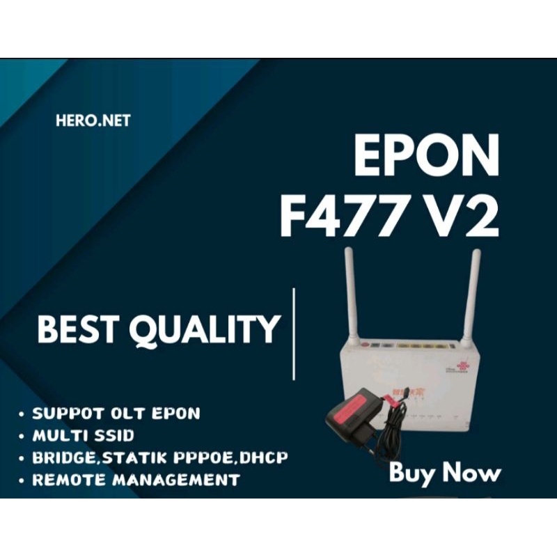 Jual MODEM EPON F477 V2 ZTE + Adaptor | Shopee Indonesia