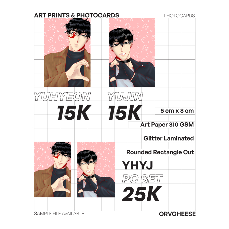 Jual Photocard My S-Class Hunters Merch The S-Classes That I Raised Webtoon Han Yuhyeon Yoohyun ...