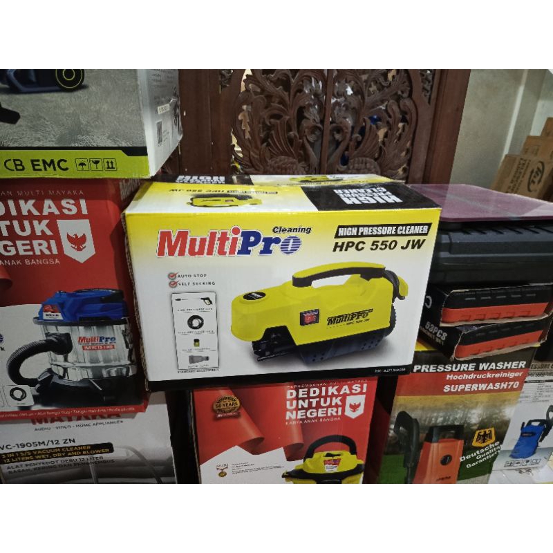 Jual Jet Cleaner Merk Multipro HPC 550 JW (500w - 50bar) | Shopee Indonesia