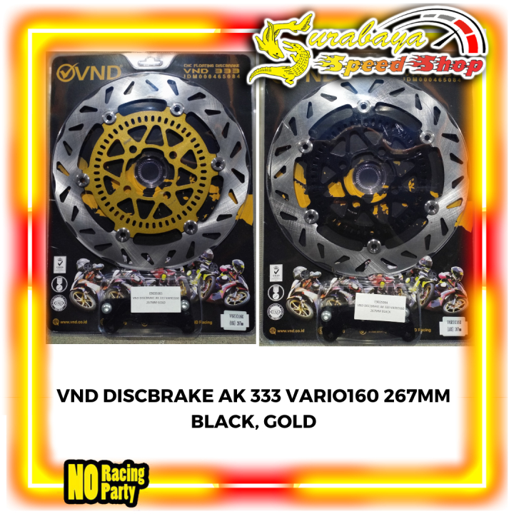 Jual VND Discbrake Piringan Cakram Depan Tipe AK 333 Honda Vario160 ABS ...