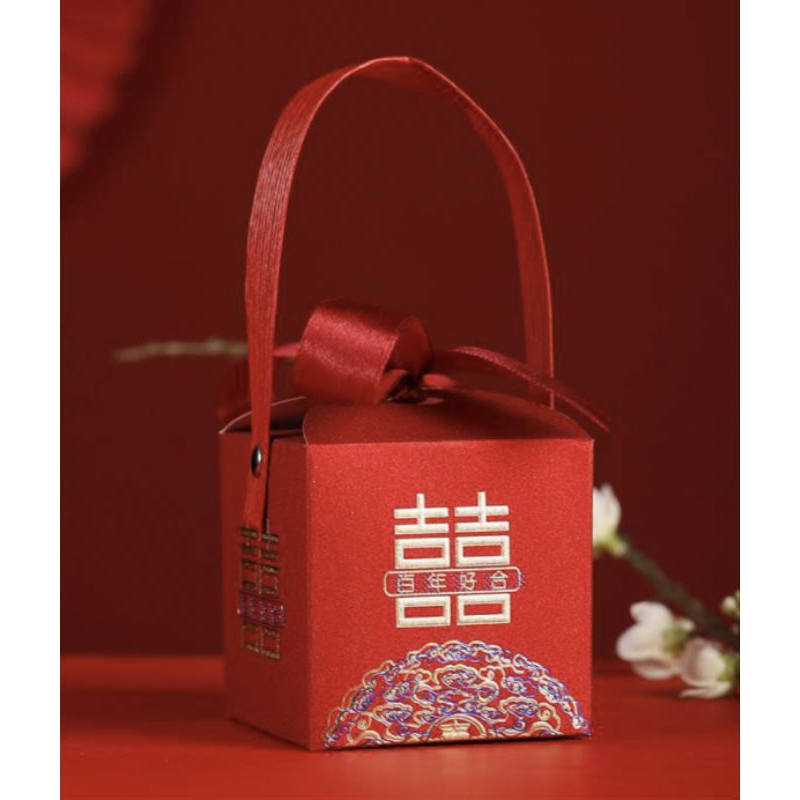 Jual KOTAK SOUVENIR JIINJING /KOTAK PERMEN WEDDINNG/ SHUANG XI/ TEAPAI ...