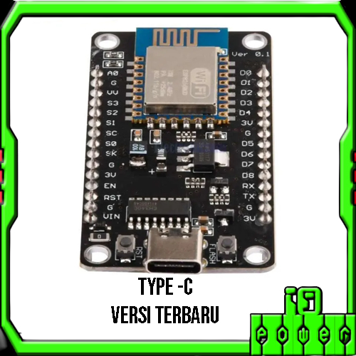 Jual NodeMCU ESP8266 V3 WIFI CH340 Type-C type c IoT | Shopee Indonesia