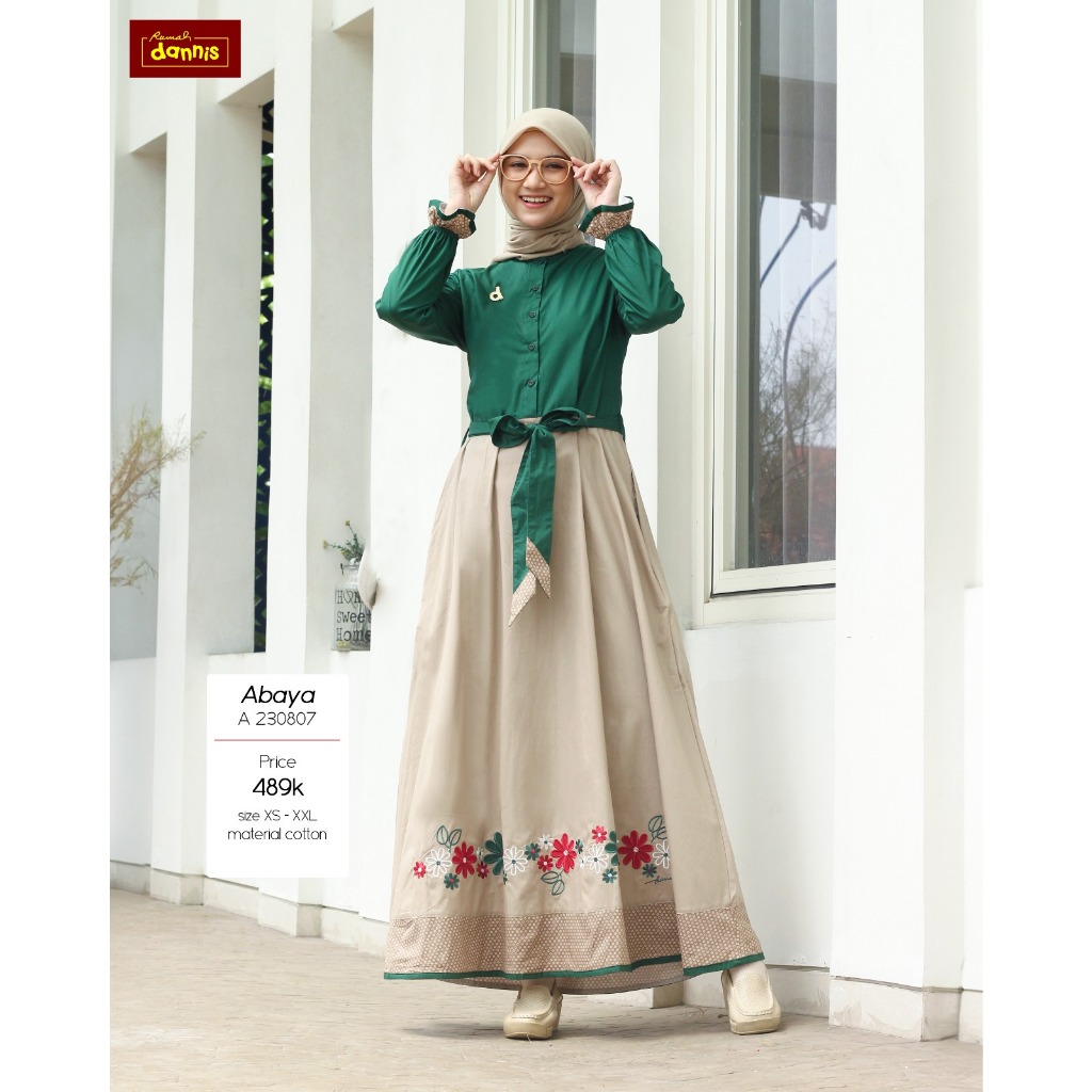 Jual DANNIS COLLECTION OFFICIAL ABAYA DANNIS DEWASA TERBARU A 230807 ...