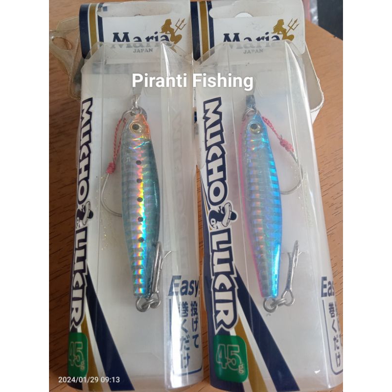 Jual Original Metal Jig Maria Japan Mucho Lucir 45g | Shopee Indonesia