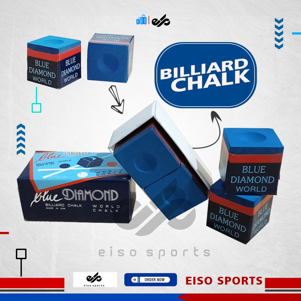 Jual Kapur Billiard Blue Diamond Billiard Chalk | Shopee Indonesia
