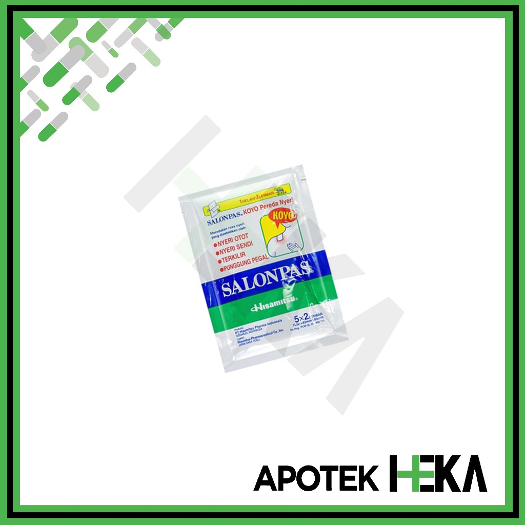 Jual Salonpas Biru Hisamitsu 5x2 Koyo Pereda Nyeri Sachet Kemasan 5x2 ...